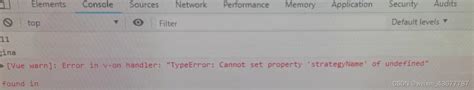 Error In V On Handler “typeerror Cannot Set Property ‘value‘ Of