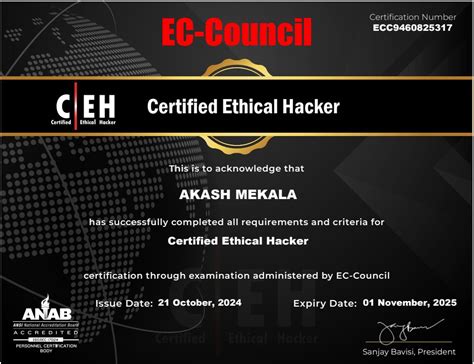 Ceh Ethicalhacking Cybersecurity Continuouslearning Professionaldevelopment M Akash