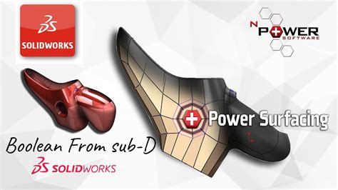 Boolean From Advanced Surfacing Solidworks® Youtube