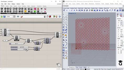 Hexagonal Grid Facade Creation Using Grasshopper Script And Definition