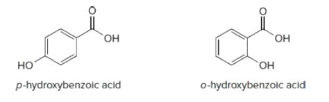 Answered ОН но Но Он P Hydroxybenzoic Acid O Hydroxybenzolc Acid Bartleby