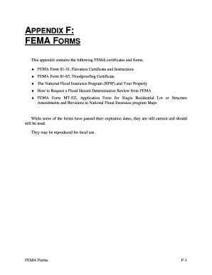 Fillable Online Fema FEMA FORMS Fema Fax Email Print PdfFiller