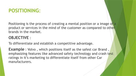 Components Of Positioning Strategy Pptx