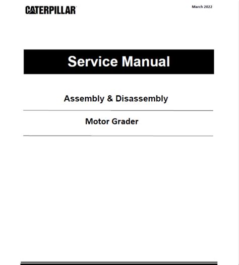 Caterpillar Cat 120 Motor Grader Service Repair Manual E9500001 And Up