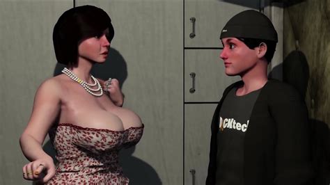 The Guy Just Wanted To Fix The Tv But The Horny Futa Mommy Offered Him Her Dick Hot Futanari