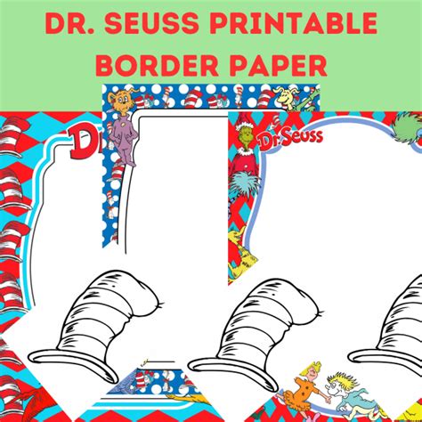 Dr Seuss Border Paper Made By Teachers