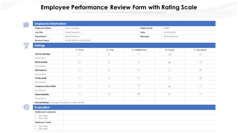Top 10 Employee Rating Templates With Examples And Samples