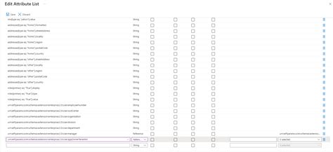 azure active directory scim customize attribute mapping to support