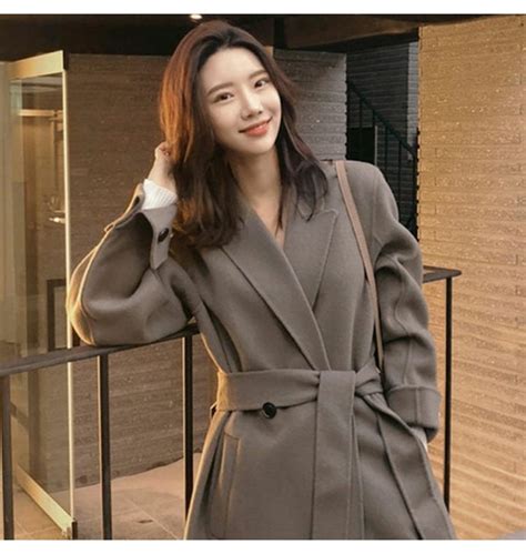 트렌치코트 겨울 여자 키작녀 빅사이즈 홈쇼핑 코트 캐시미어 결혼식하객룩 핸드메이드 더블 덕볶이 아우터 티몬