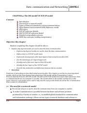 Chapter TCP Ip Vs OSI Reference Model Pdf Data Communication And Networking E C CHAPTER