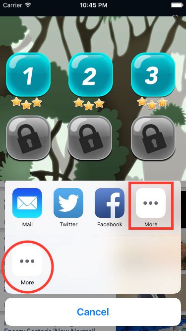 Ios Disable More Button In Share Sheet In Iphone Stack Overflow