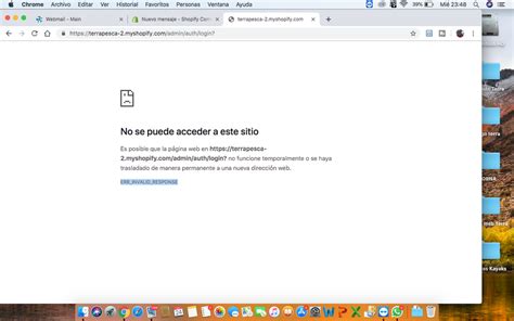 error err invalid response shopify community