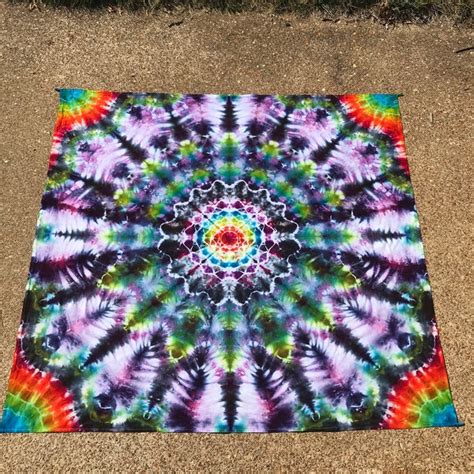 Tie Dye Mandala Etsy