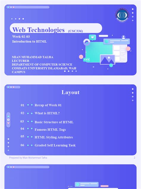 Web Technologies Week 02 03 Html Pdf Hyperlink Html Element
