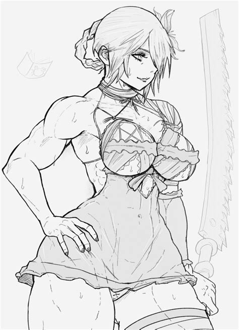 Rule 34 Abs Android Big Breasts Breasts Kaine Nier Muscles Muscular