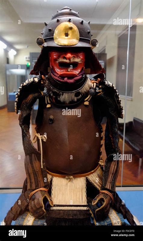 Samurai Armour On Display At Tokyo National Museum In Tokyo Japan Stock