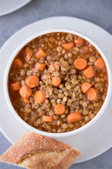 Easy Lentil Soup Recipe The Clean Eating Couple
