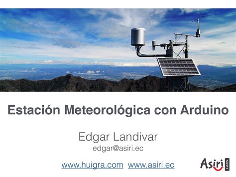 Estación Meteorológica IoT con Arduino MKR1000 PPT