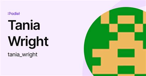 Tania Wright Tania Wright Profile Padlet