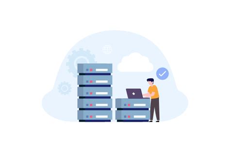 Data Center Concept File Management Graphic By DEEMKA STUDIO Creative Fabrica