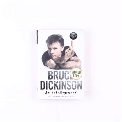 Bruce Dickinson Signed Bruce Dickinson An Autobiography Hardcover