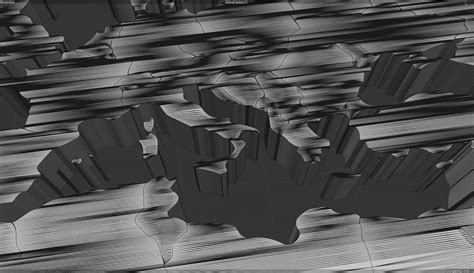 Countries Offset Map Flippednormals