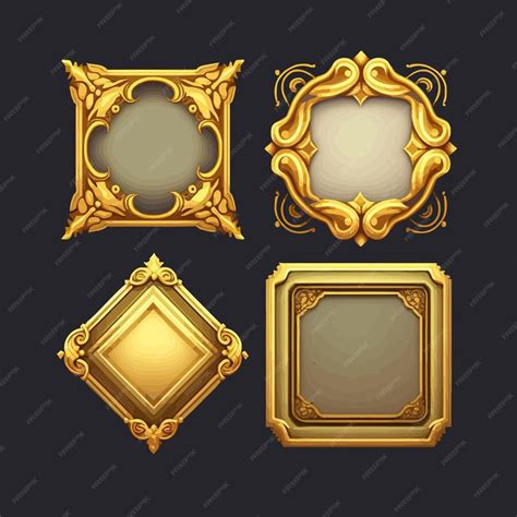 Ранговые рамки, рамки эволюции границ игры ui для игровых аватаров rpg ...