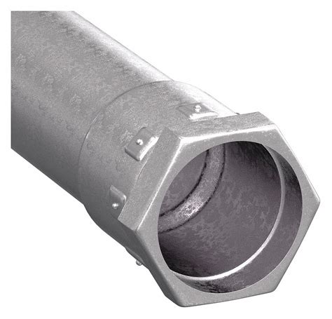 Steel In Trade Size EMT Conduit Coupling One Piece MPT Grainger