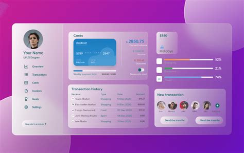 Glassmorphism I Ux Ui Design Den Genomskinliga Trenden