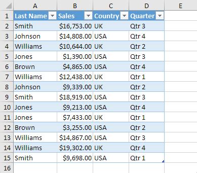 Excel Tables And Charts Ponasa