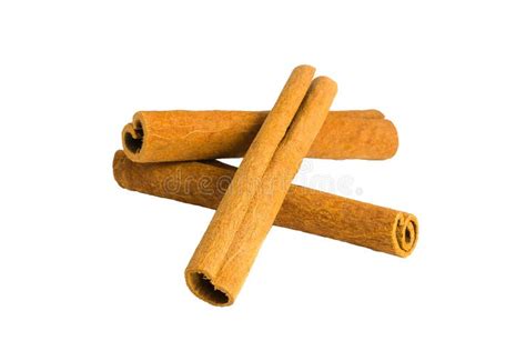 Cinnamon Bark Shards Arranged On A White Surface Highlighting Their