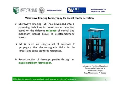 Finite Element Reconstruction For Microwave Imaging Of The Breast Ppt