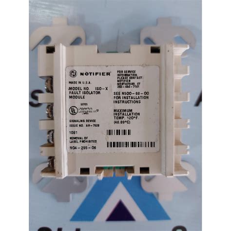 Notifier Iso X Fault Isolator Module Atlas Shipcare Services