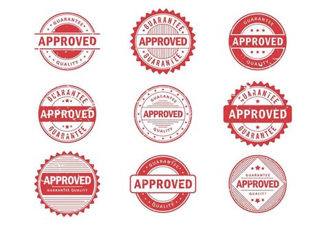 Approved Stamp Vector Art Icons And Graphics For Free Download