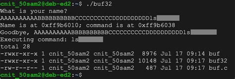 Ed 201c Linux Buffer Overflow Command Injection 15 Pts