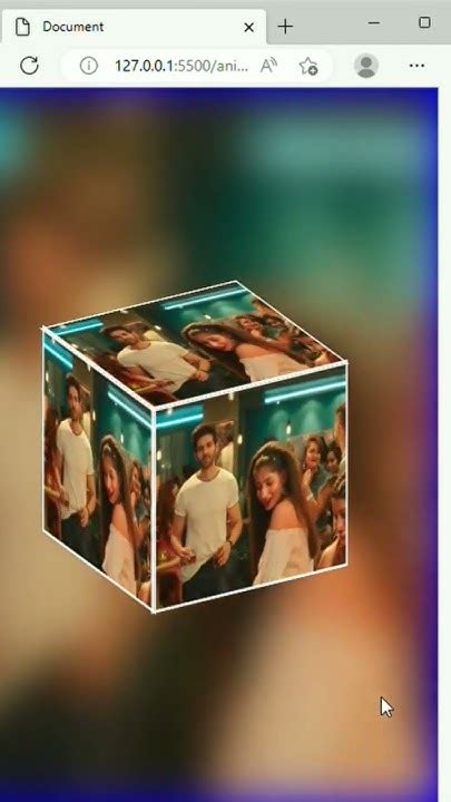 How To Make A 3d Cube Using Html Css Webdesign Css3 Webdesign Coding Short Shortvideo