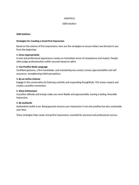 Mgmt611 Gdb Solution Pdf