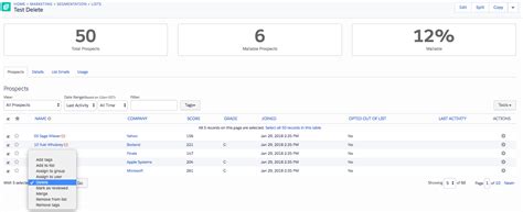 How To Mass Delete Prospects In Pardot Getawayposts