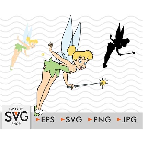 Tinkerbell Svg Cut File Tinkerbell Silhouette Svg Tinkerbe Inspire Uplift