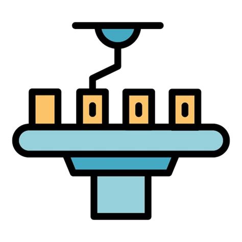 Premium Vector Serial Manufacturing Icon Outline Vector Process