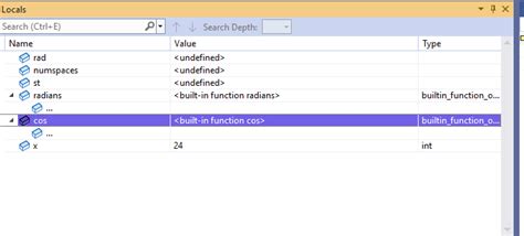 variables in the autos window locals view are missing with attach · issue 6518 · microsoft ptvs