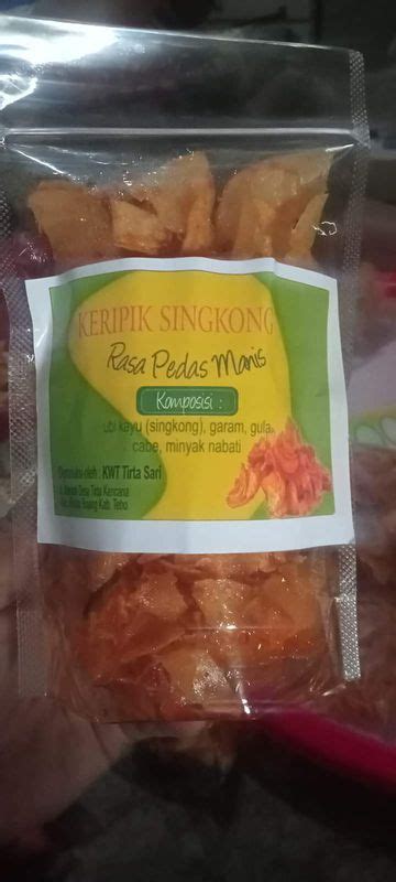 Keripik Singkong Pedas Manis