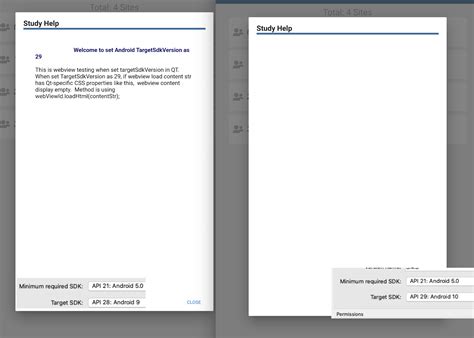 webview content becomes empty if set android targetsdkversion 29 or 30 qt forum
