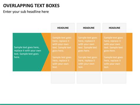 Overlapping Text Boxes Powerpoint Template Sketchbubble