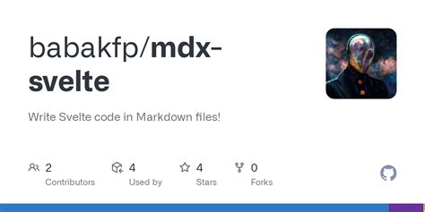 github babakfp svelte in markdown write svelte code in markdown files