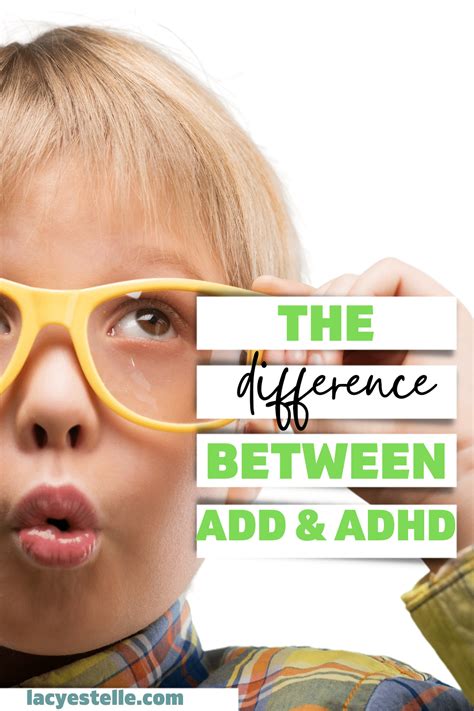 The Difference Between ADD And ADHD Lacy Estelle