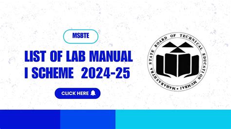 List Of Msbte Lab Manual I Scheme 2024 25
