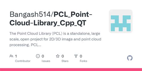 github bangash514 pcl point cloud library cpp qt the point cloud