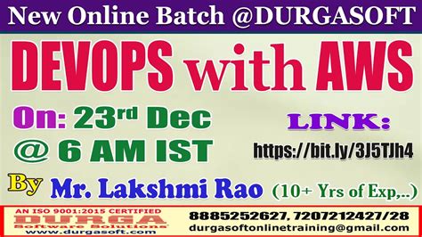 Devops With Aws Online Training Durgasoft Youtube