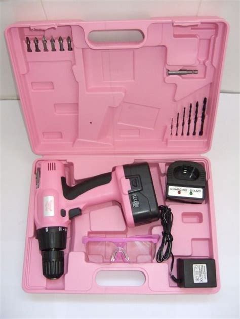 Pretty In Pink Pink Tool Box With Tools